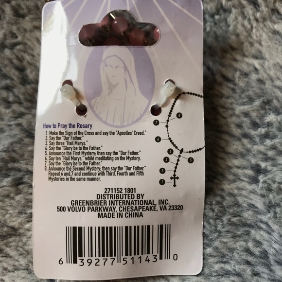 Jewelry | Glass Bead Rosary Necklace Pink | Poshmark